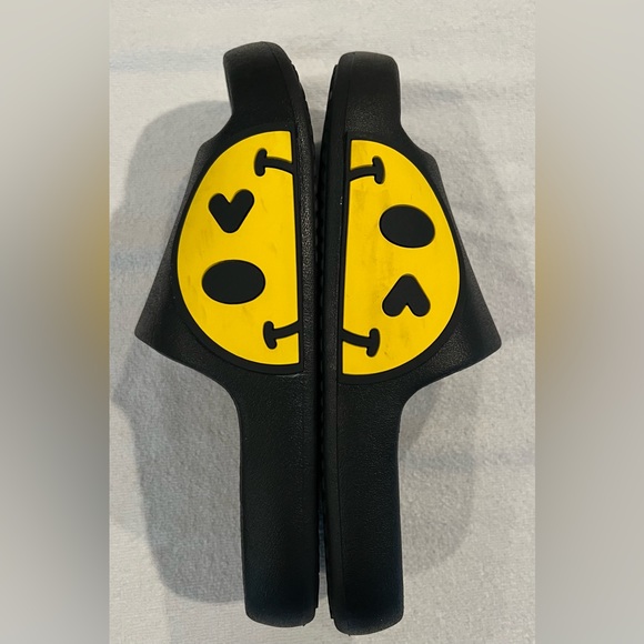 Shoes | Smiley Slides Black | Poshmark
